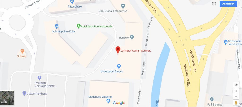 Zahnarzt Roman Schwarz Siegen Weidenau– Kontakt